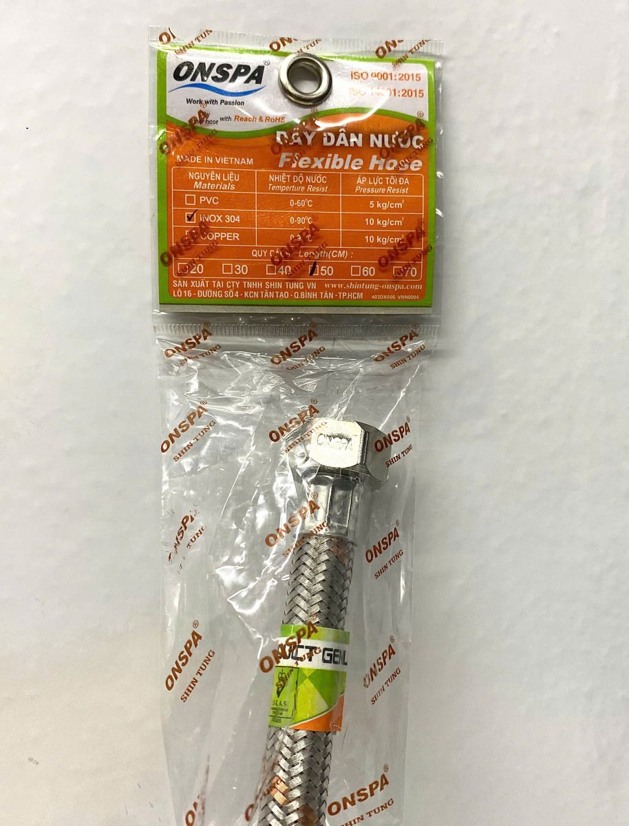 Dây cấp nước Inox 304 Onspa_50cm